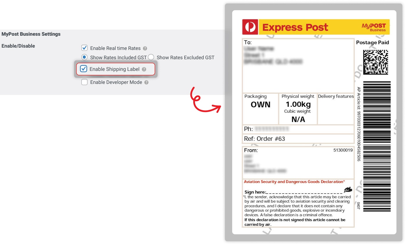 ELEX WooCommerce Australia Post Shipping Plugin