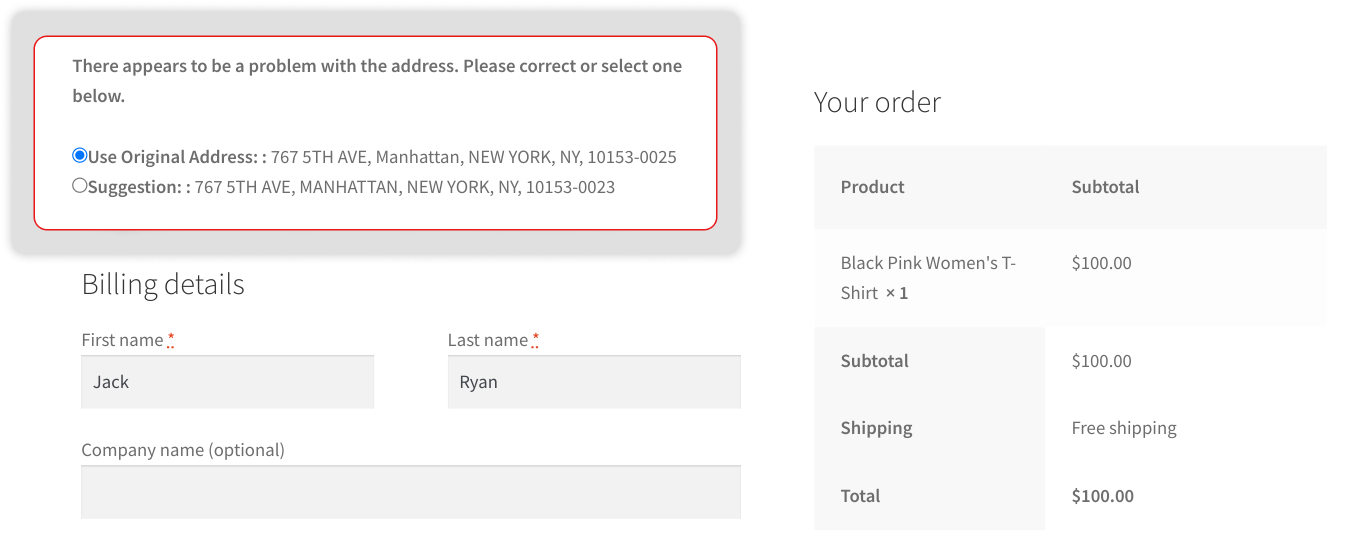ELEX WooCommerce Address Validation and Autocomplete Plugin