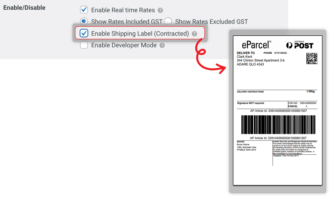 ELEX WooCommerce Australia Post Shipping Plugin