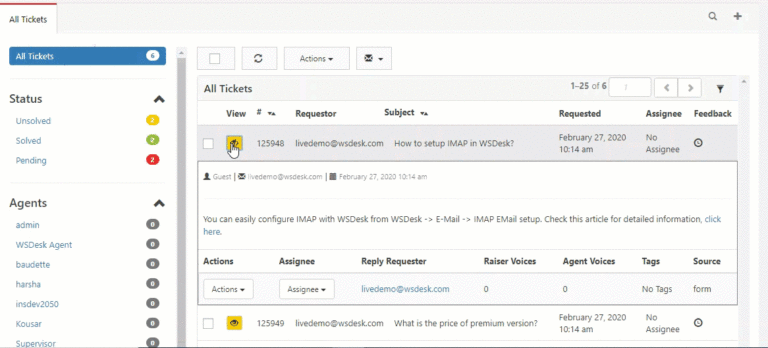 WSDesk - WordPress Help desk Plugin & Customer Support Ticketing System