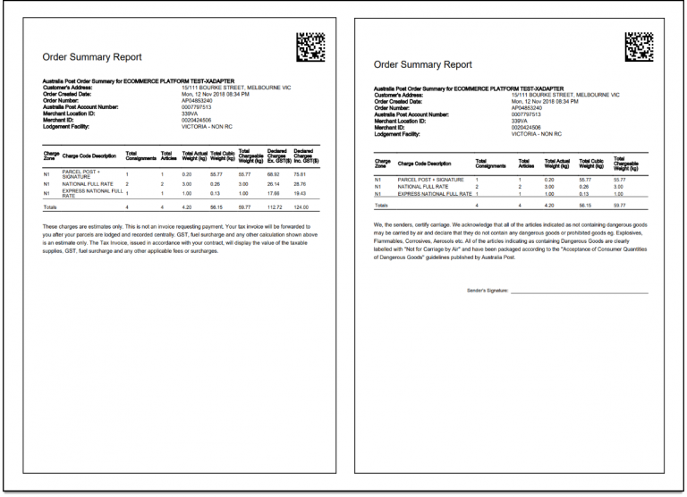 Easily Print Order Manifest for WooCommerce Australia Post Shipping ...