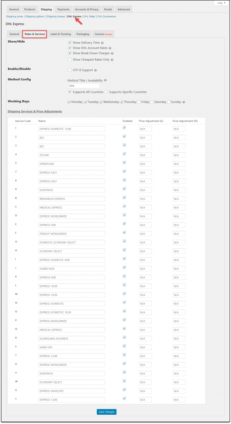 WooCommerce DHL Shipping: Easily Print DHL Air WayBills and Commercial ...
