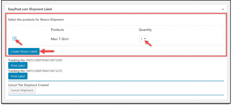 How To Print Easypost Return Labels With Elex Woocommerce Easypost