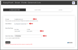 EasyPost WooCommerce USPS SCAN Forms Add-On - ELEX