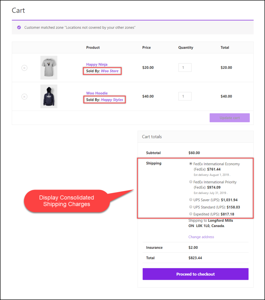 WooCommerce Multi-Vendor Support for ELEX Shipping Plugins - ELEXtensions