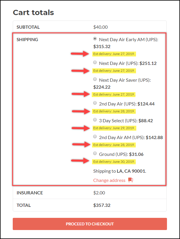 How To Show Estimated Delivery Date For WooCommerce UPS Rates With