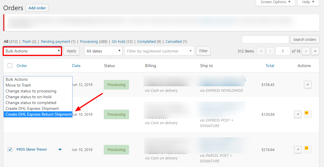 Easily Print DHL Express Return Labels using WooCommerce DHL Express ...
