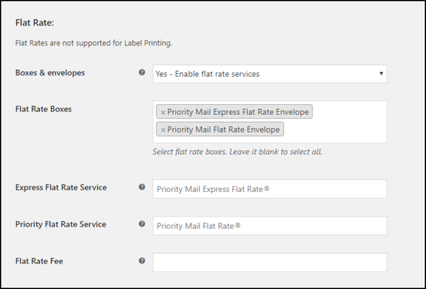 Generate WooCommerce USPS Shipping Labels for Flat Rates using USPS eVS ...