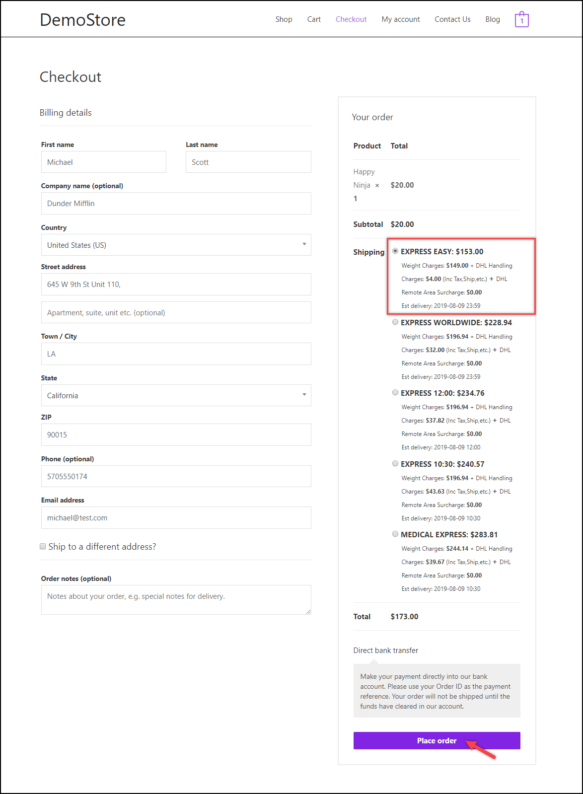 How To Schedule DHL Express Pickup On Your WooCommerce Store with