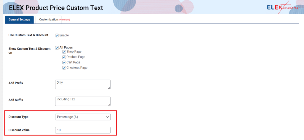 How To Set Up Elex Woocommerce Product Price Custom Text Before