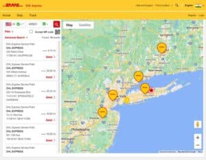 DHL Locations & Services: How to find DHL locations near you?