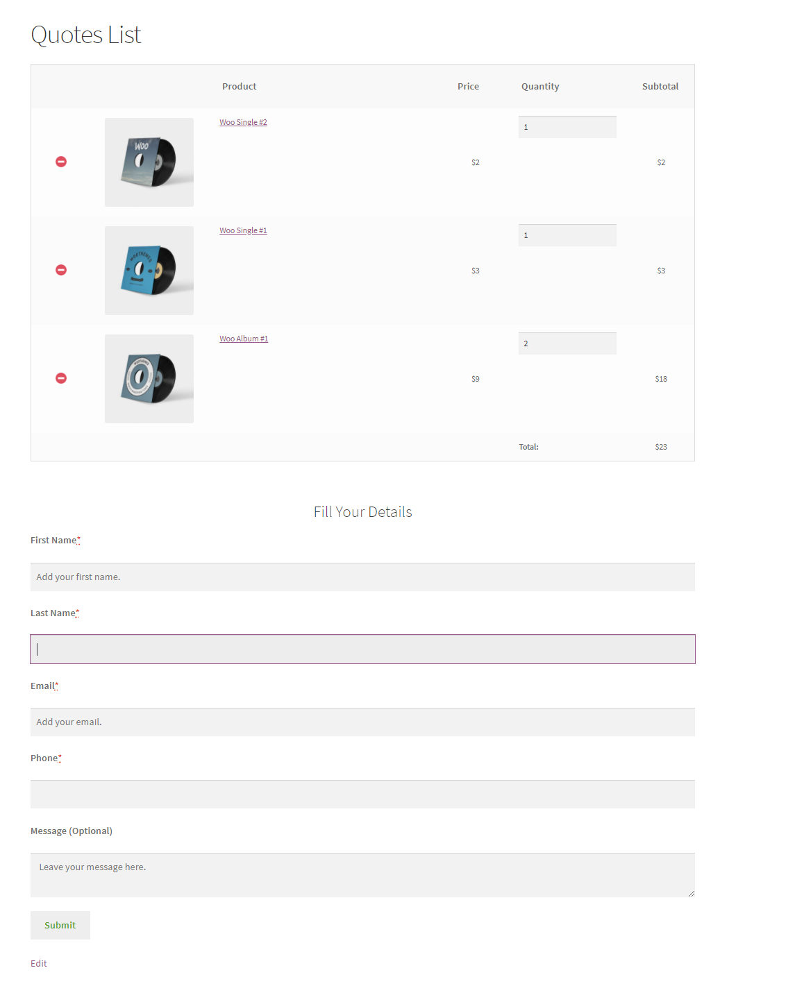 The Best Request a Quote WordPress plugin for Instant Quotes