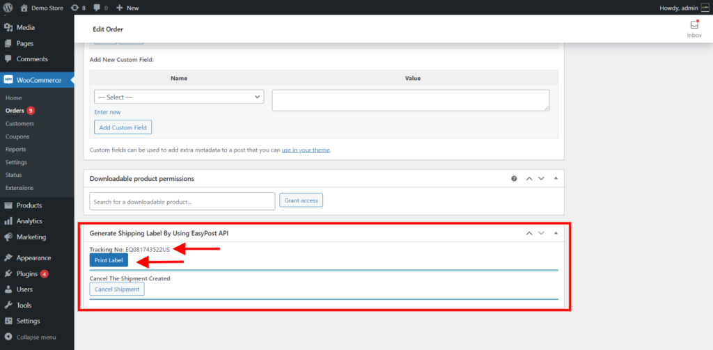 How To Print Shipping Labels Using The ELEX EasyPost Plugin