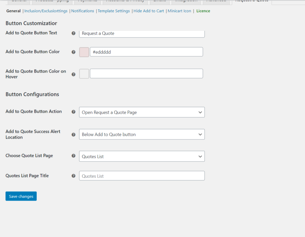 How to Customize the Request a Quote Button on Your WooCommerce Website ...