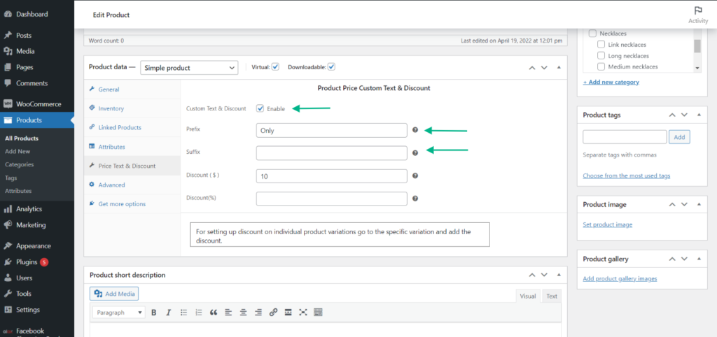 How to Set Up Custom Text for WooCommerce Product Price? - ELEXtensions