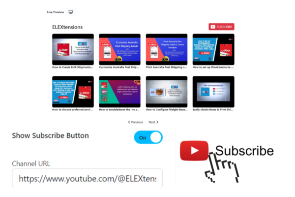 ELEX WordPress Embed YouTube Video Gallery - ELEXtensions