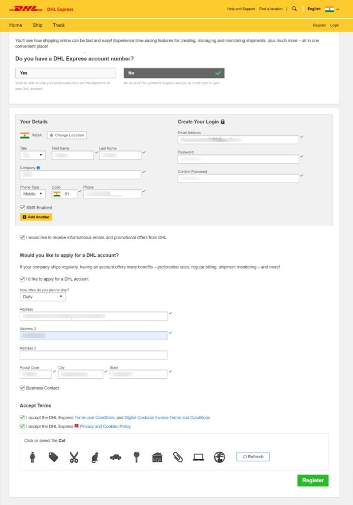 How to Get a DHL Account Number? Step By Step Instructions - ELEXtensions