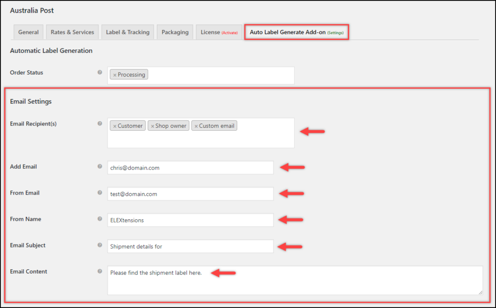 How to Auto-Generate and Email Your Shipping Labels in WooCommerce ...