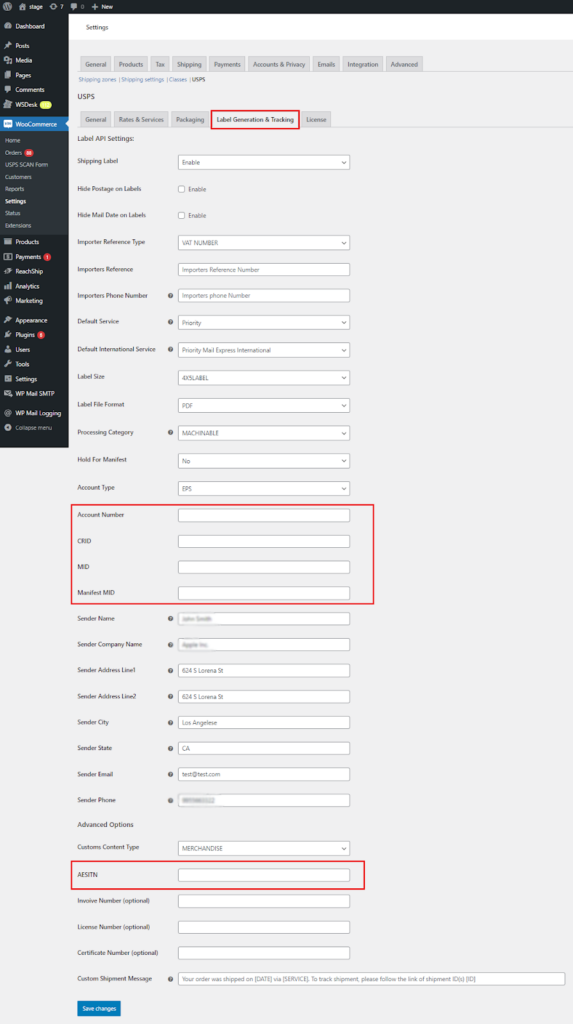 How to set up USPS API 3 integration with ELEX WooCommerce USPS ...