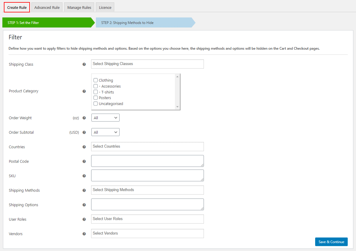 How To Hide Woocommerce Shipping Methods For Certain Locations